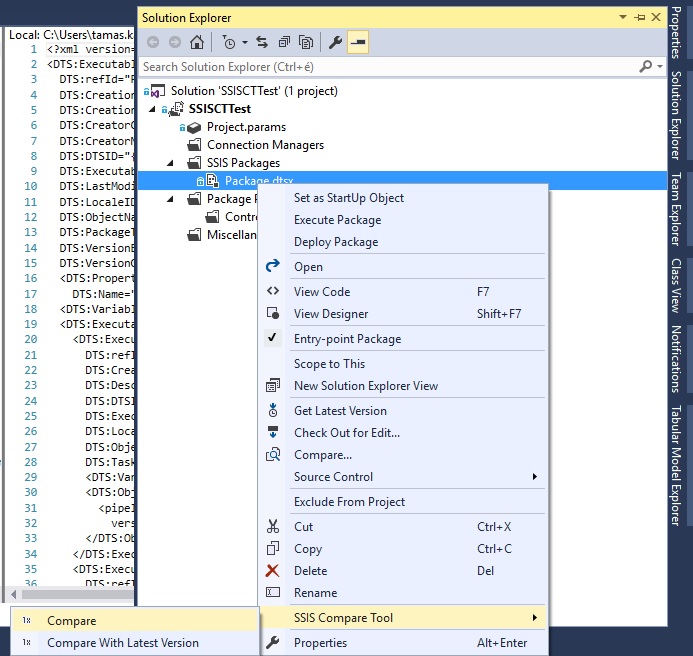SSIS Compare & Merge Tool - Visual Studio Marketplace